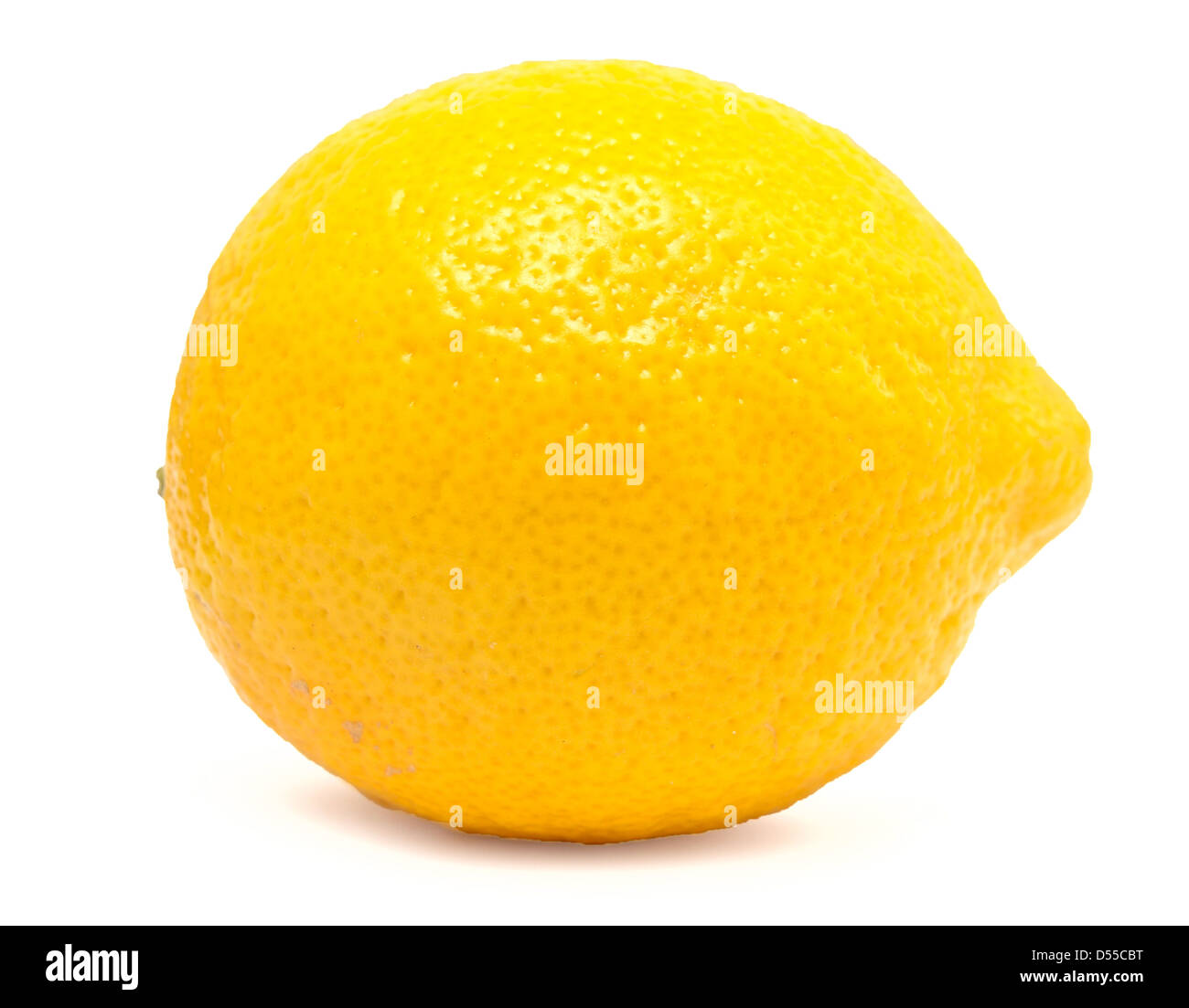 great lemon on white background Stock Photo - Alamy