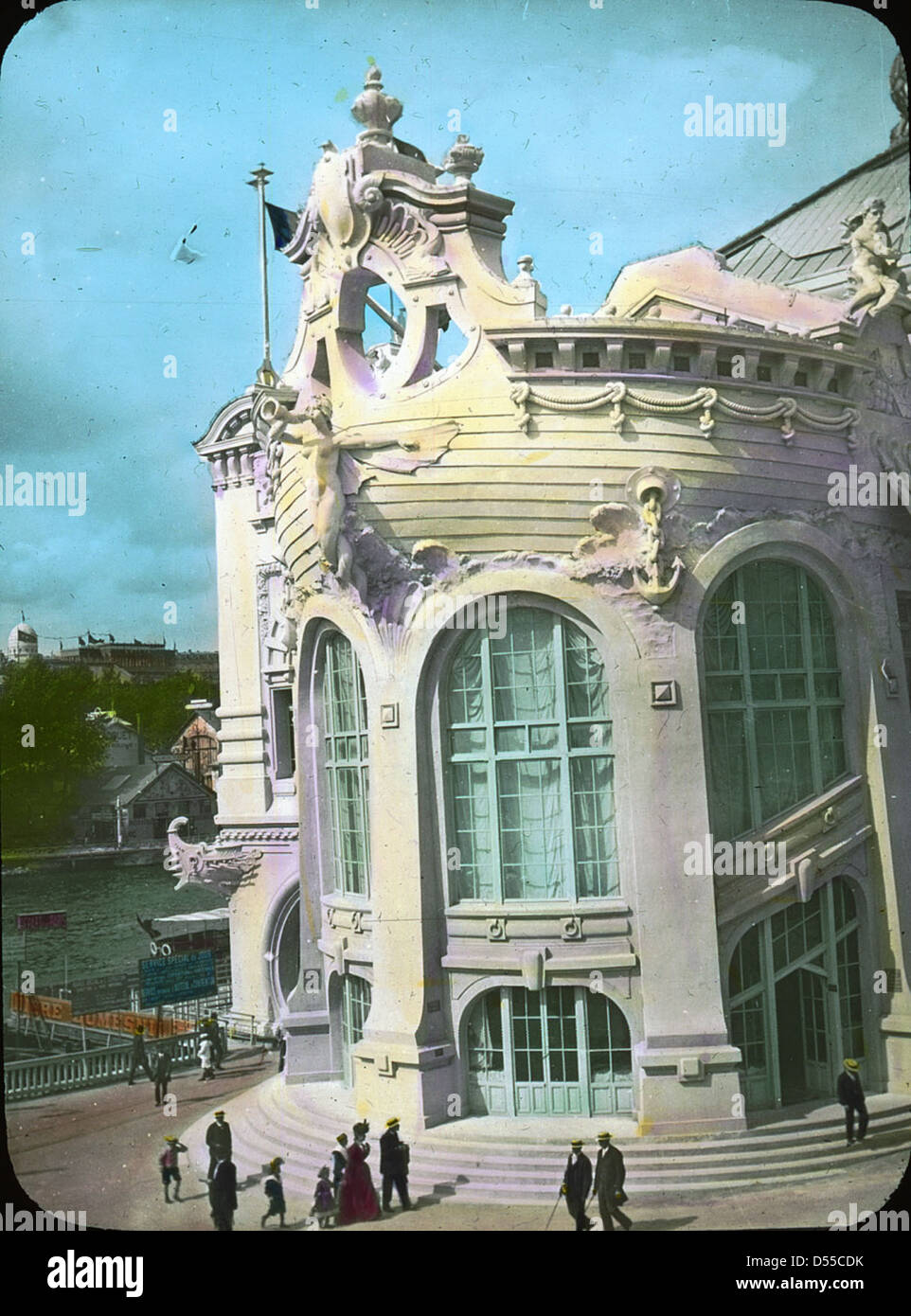 The Commercial Navigation Building at the 1900 Paris Exposition ...