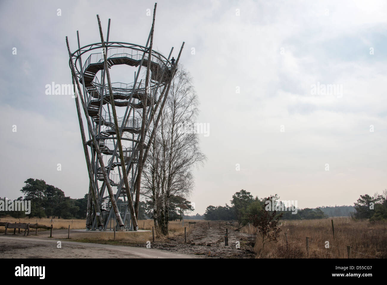 observation post in netherlands nature Stock Photo - Alamy