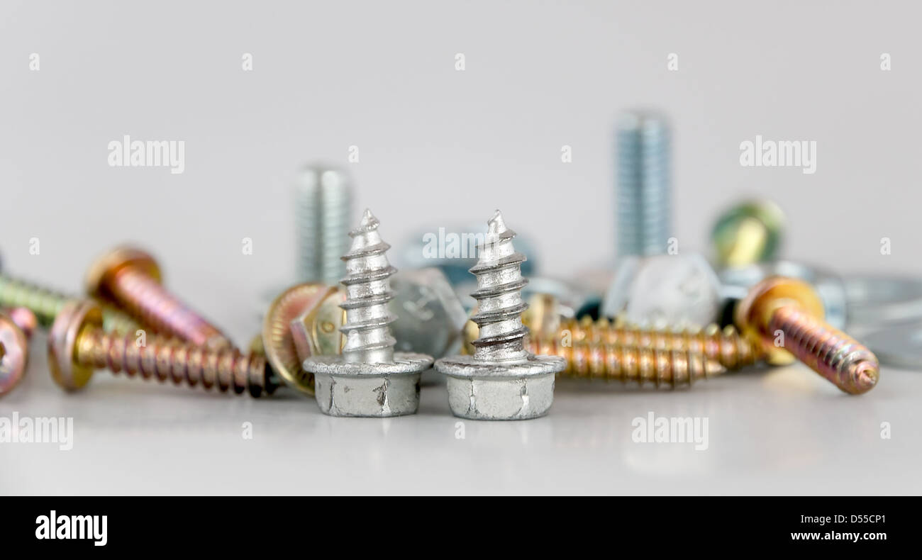 Macro screw hi-res stock photography and images - Alamy