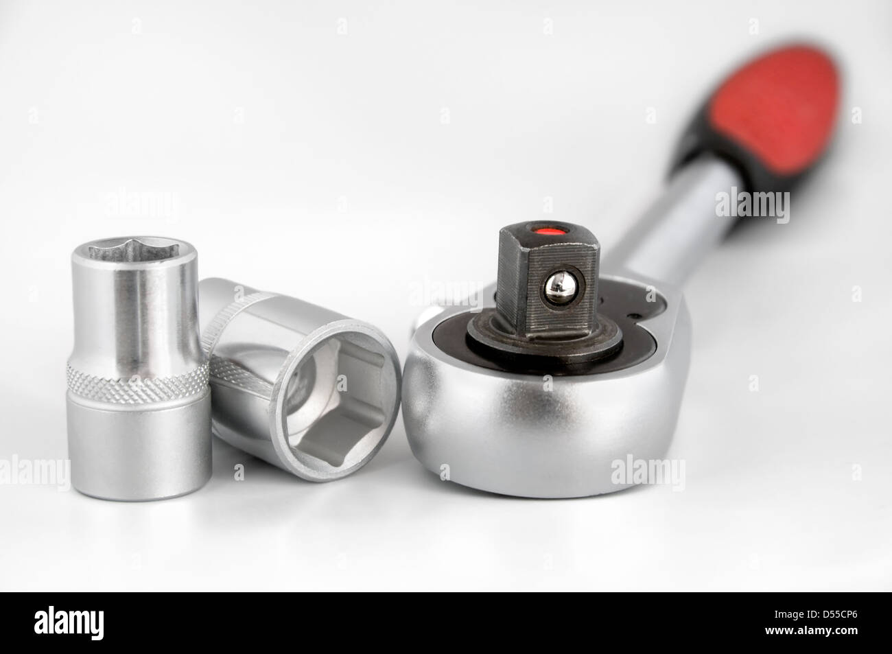 Socket spanner is photographed on the white background Stock Photo - Alamy