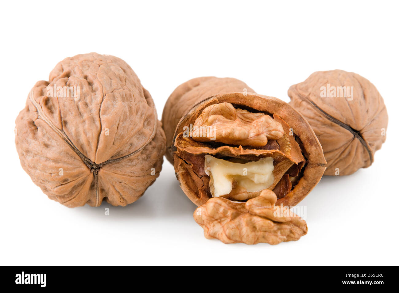 Walnut kernel close up hi-res stock photography and images - Alamy