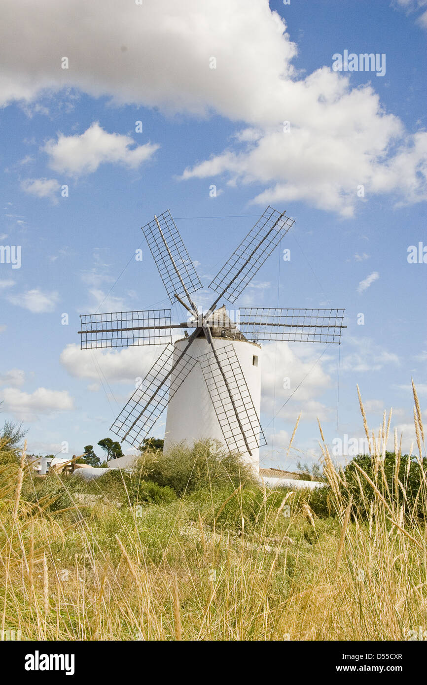 Old Windmill on the farm Stock Photo - Alamy