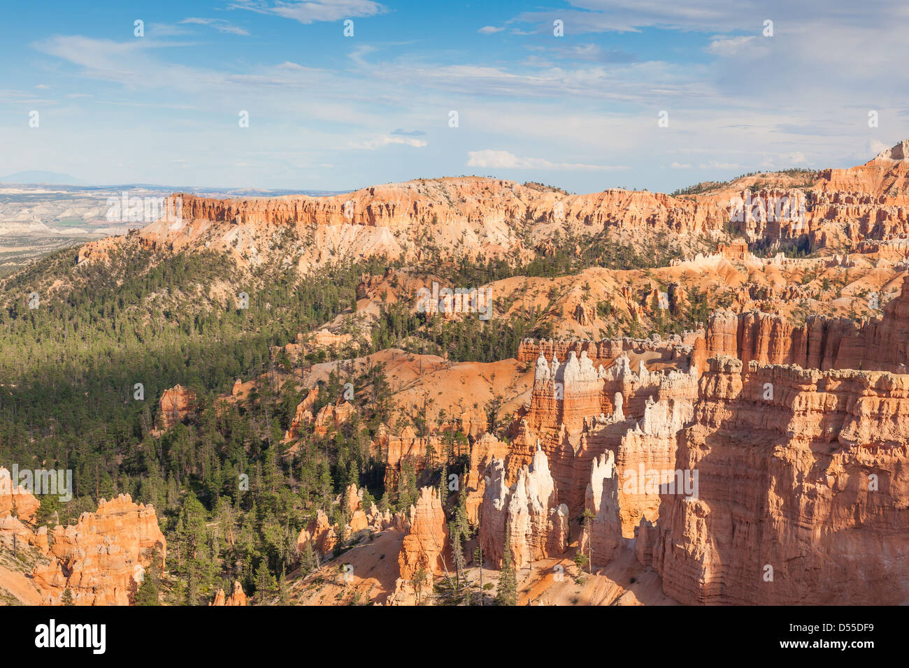 Geological formations in Bryce canyon national park in Utah - USA Stock ...