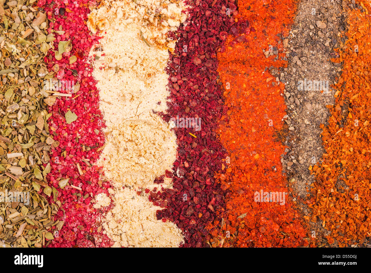 Various spices close up Stock Photo - Alamy