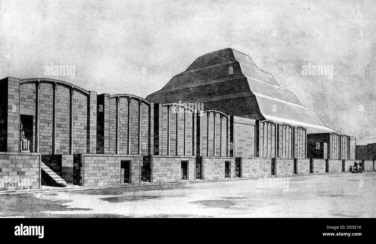 Pyramid of djoser drawing Black and White Stock Photos & Images - Alamy