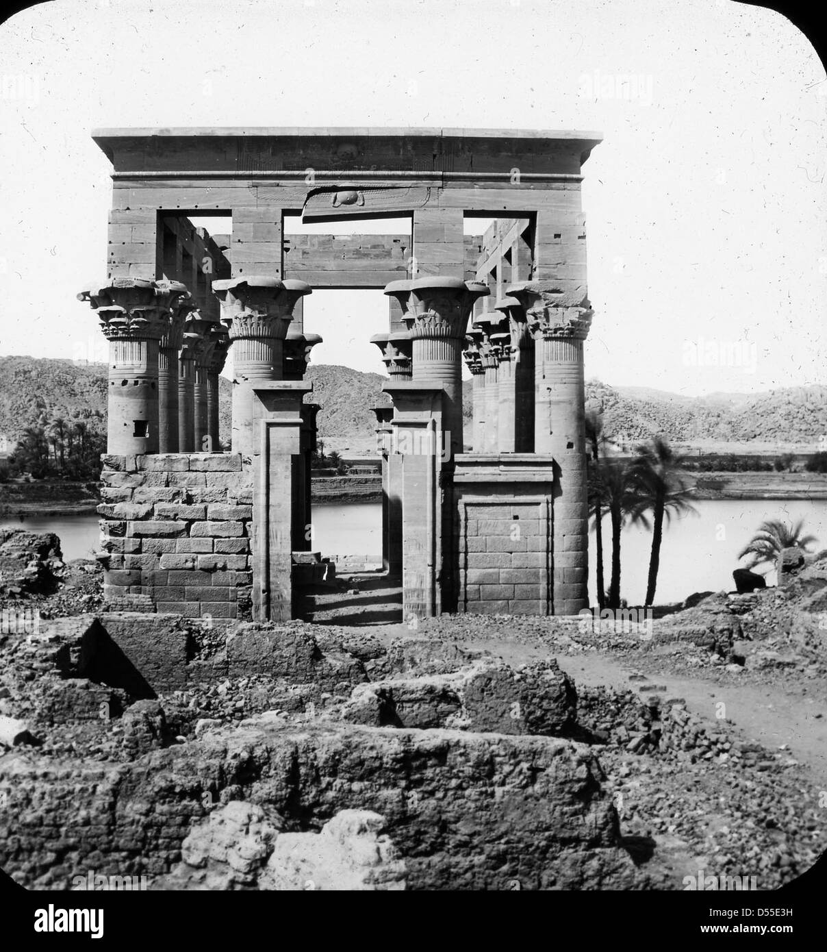 Ruins ancient temples on Black and White Stock Photos & Images - Alamy