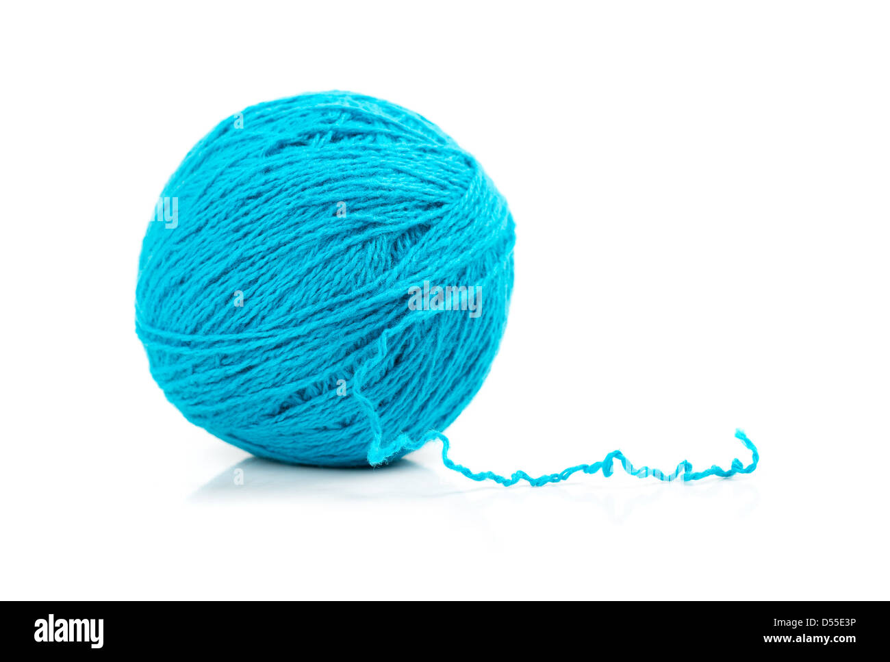 Blue ball yarn hi-res stock photography and images - Alamy