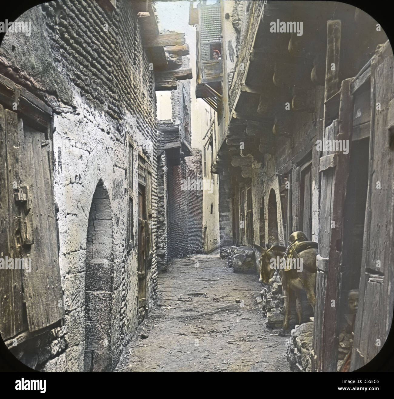 A street scene from Old Cairo, Egypt, showcasing the ancient city's ...