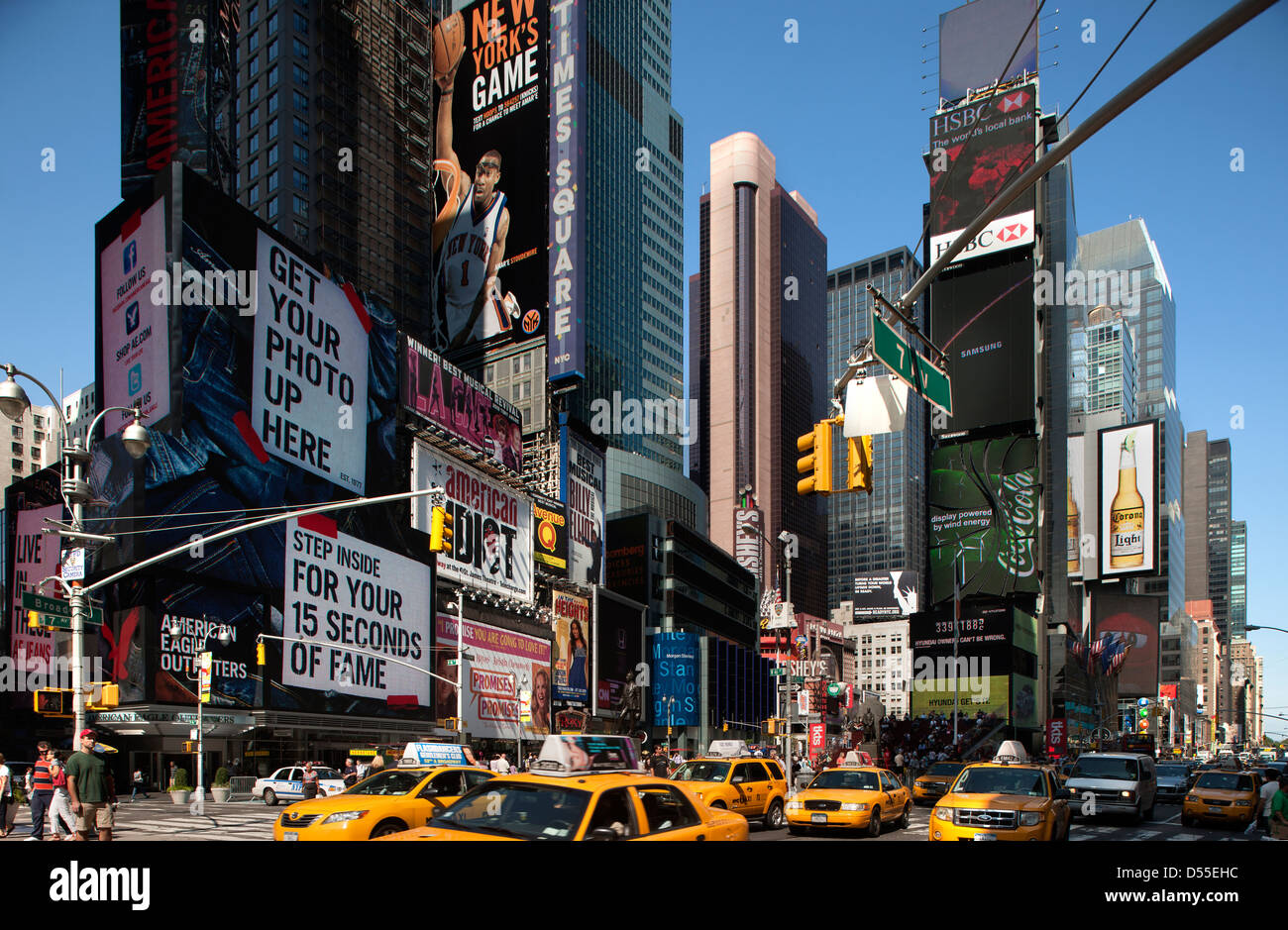 TIMES SQUARE MIDTOWN MANHATTAN NEW YORK CITY USA Stock Photo - Alamy