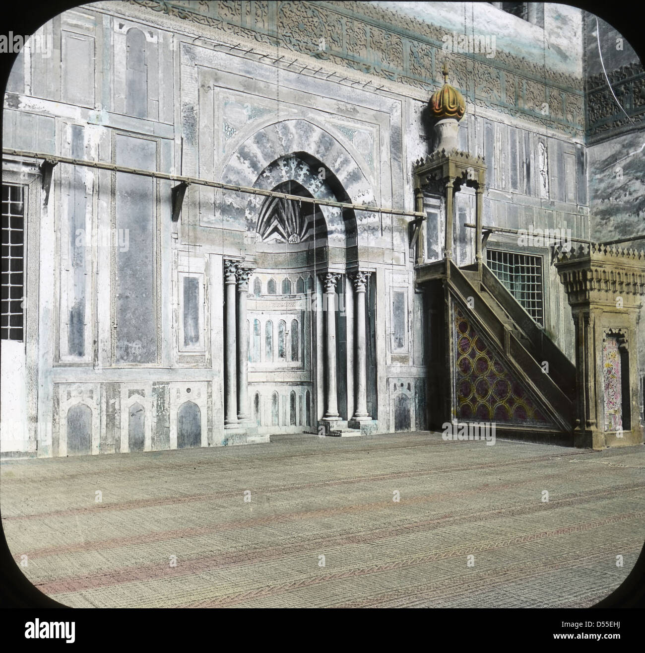 Egypt: Mosque of Sultan Hasan, Pulpit, Cairo Stock Photo - Alamy Egypt: Mosque of Sultan Hasan, Pulpit, Cairo Stock Photo - Alamy