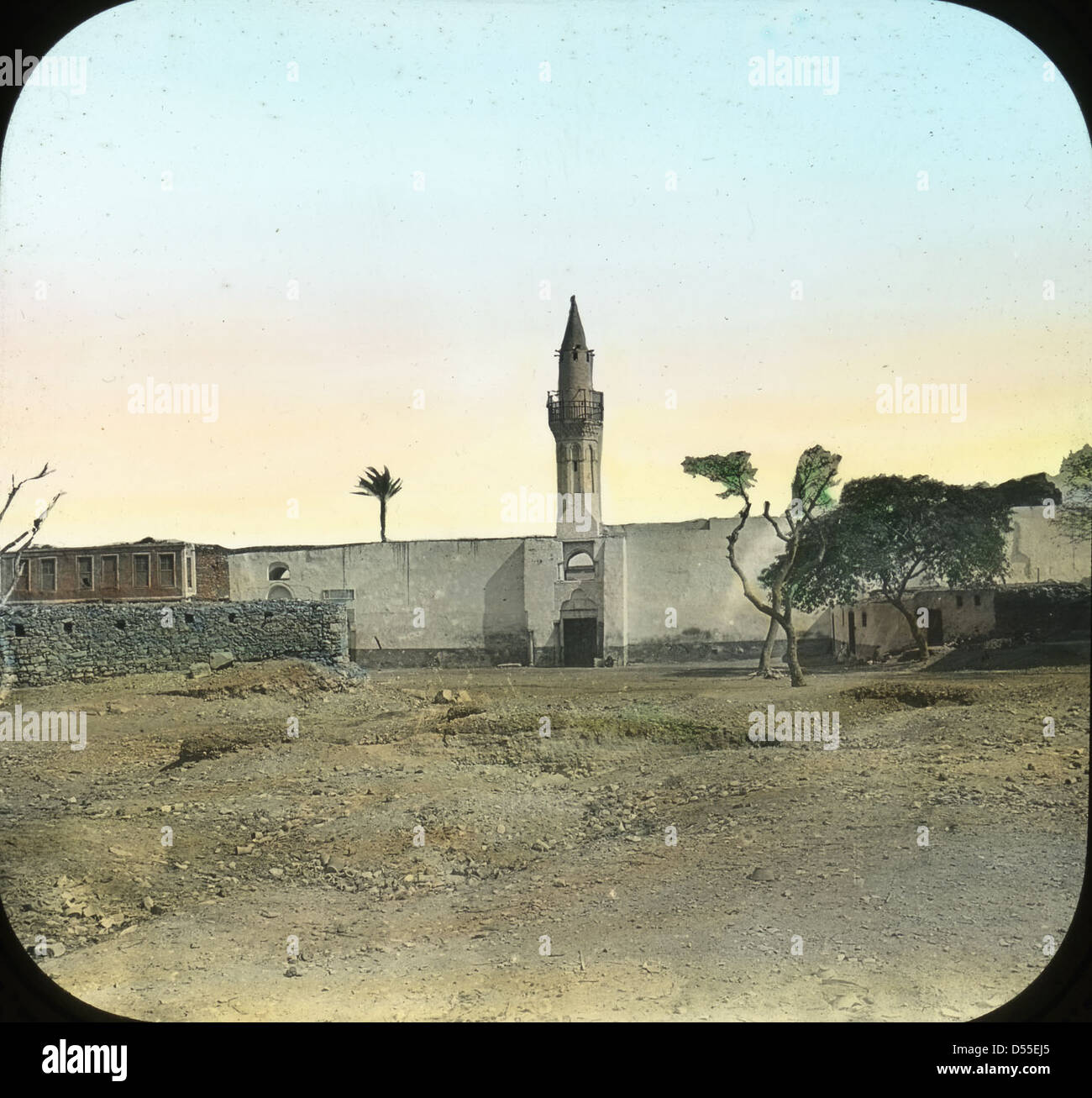 The Mosque of Amr in Old Cairo, Egypt, is the oldest mosque in Africa ...