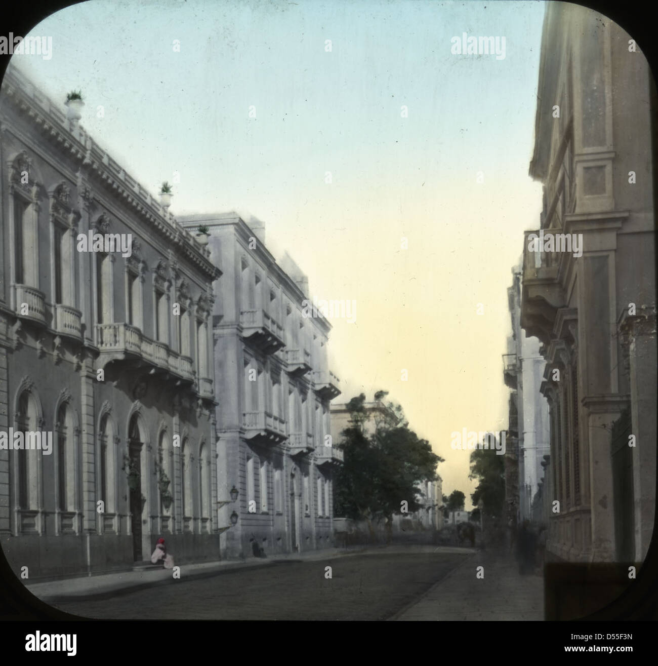 Egypt: European and American quarter, Alexandria Stock Photo - Alamy