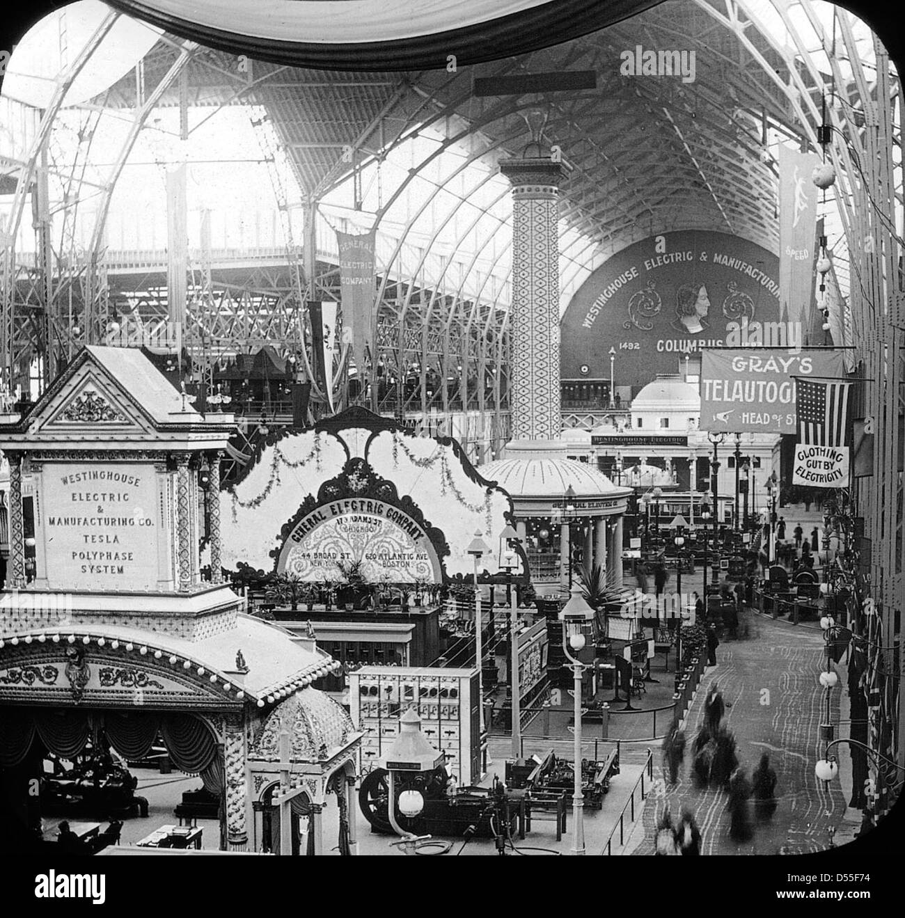 The Electricity Building at the 1893 World's Columbian Exposition in ...