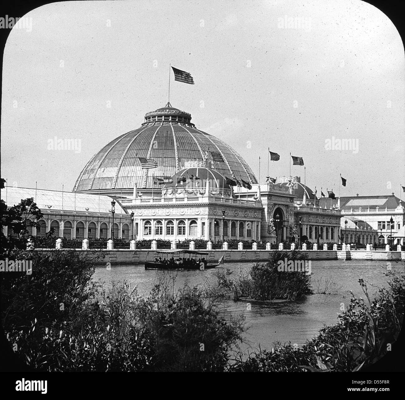 A photograph of the Horticultural Building at the 1893 World's ...