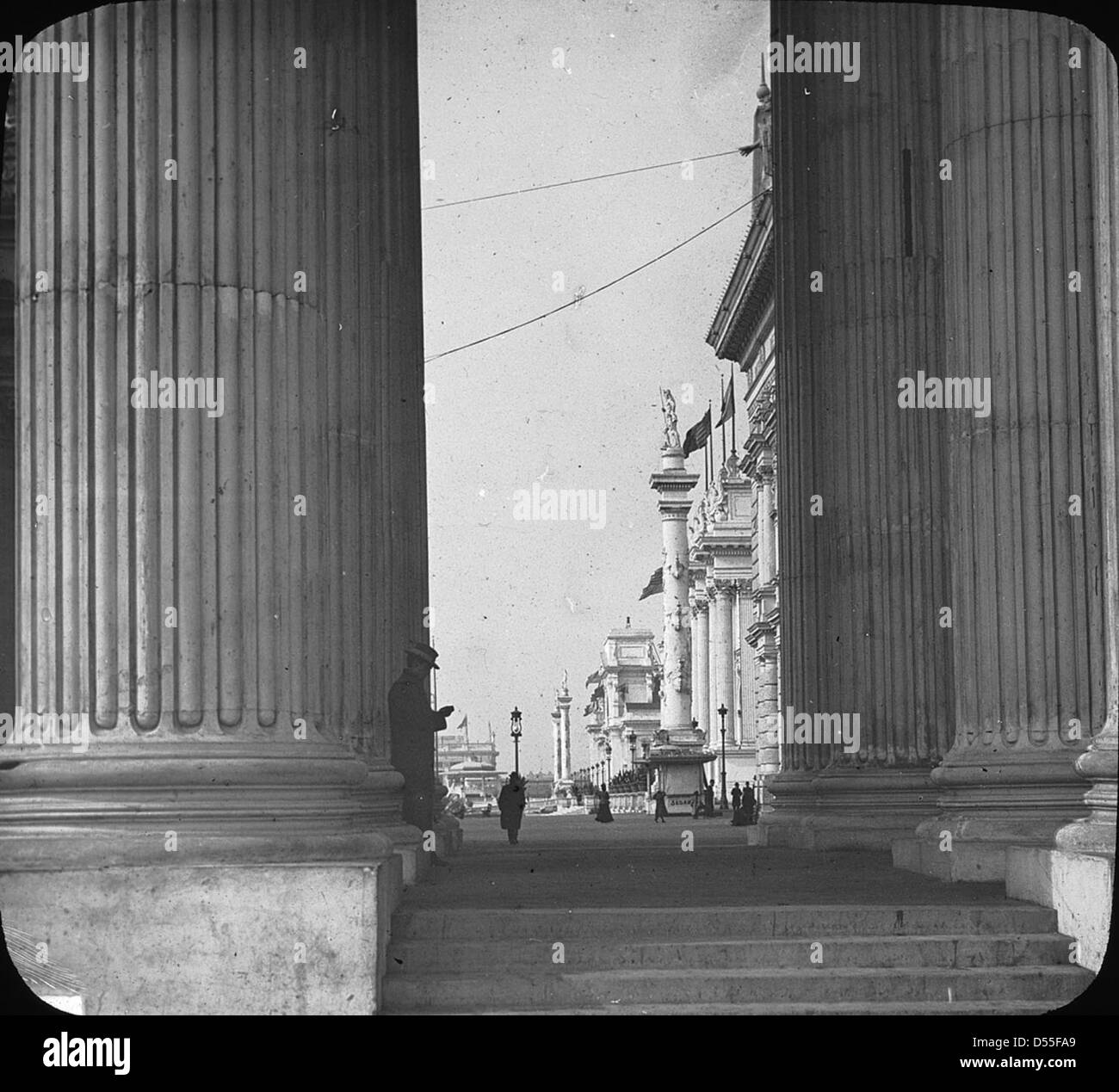 The Peristyle at the World's Columbian Exposition in Chicago, 1893 ...