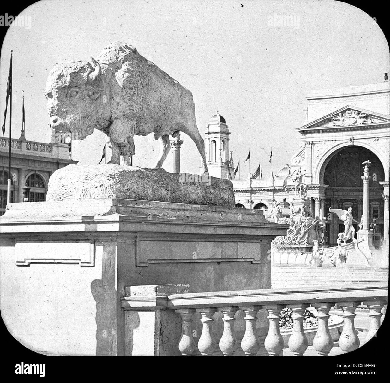 An exterior view of the World’s Columbian Exposition in Chicago, 1893 ...
