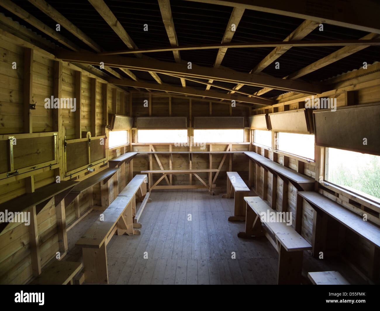 Bird Hide New Bird Watching Shed Allows Visitors To Enjoy One Of