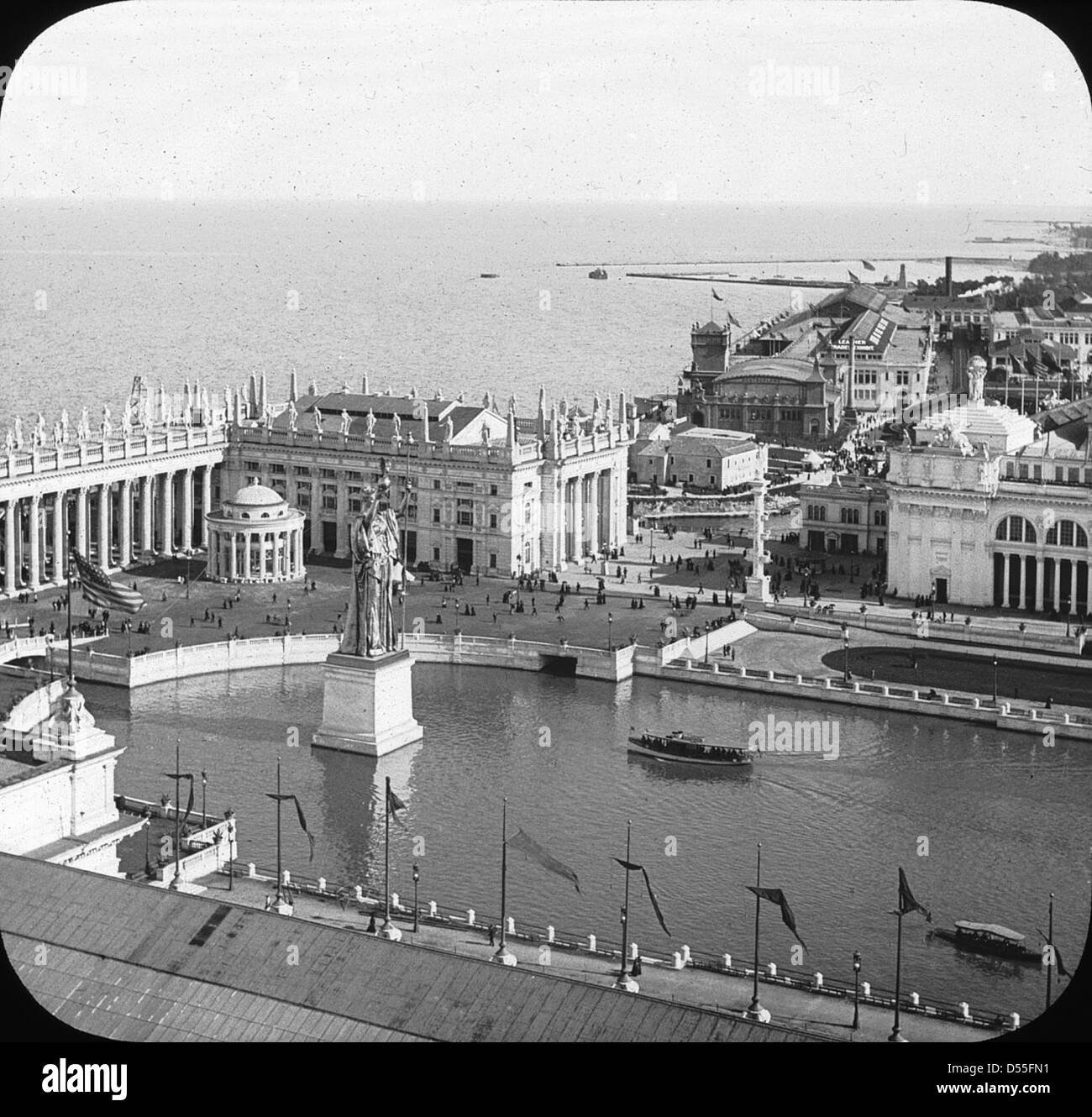 A photograph of the Grand Basin at the 1893 World's Columbian ...