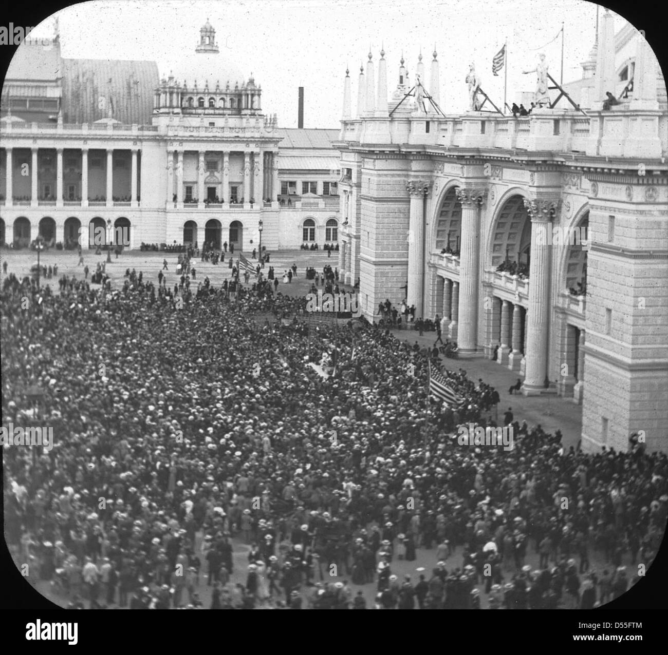 The exterior view of the World’s Columbian Exposition in Chicago, 1893 ...
