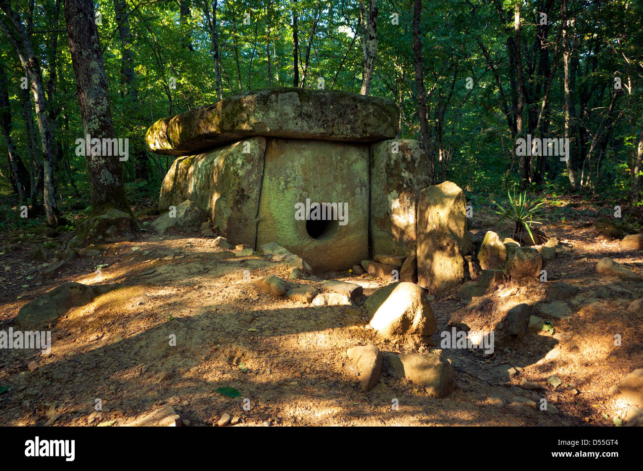 Dolmen. Kavkaz, Russia Stock Photo - Alamy