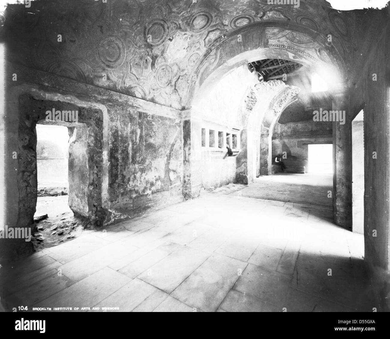 A view from the Baths of Stabiae in Pompeii reveals a stunning panorama ...