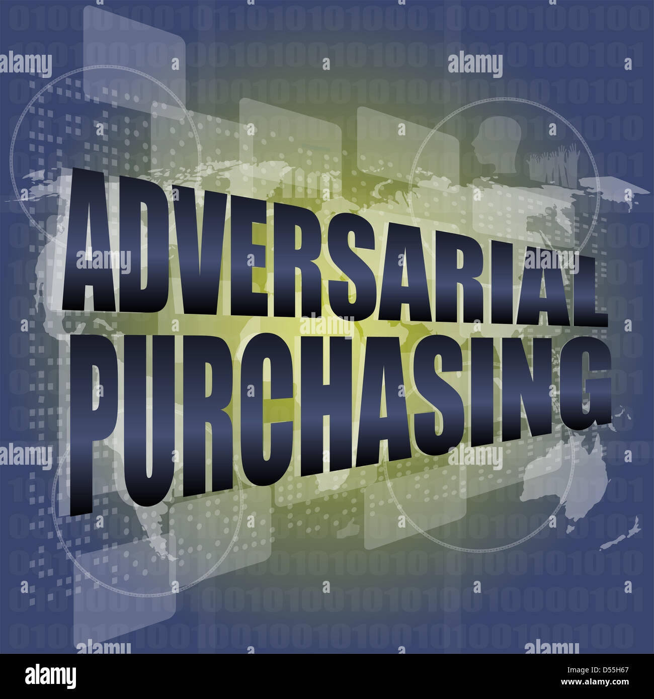 Backgrounds touch screen with adversarial purchasing words Stock Photo ...