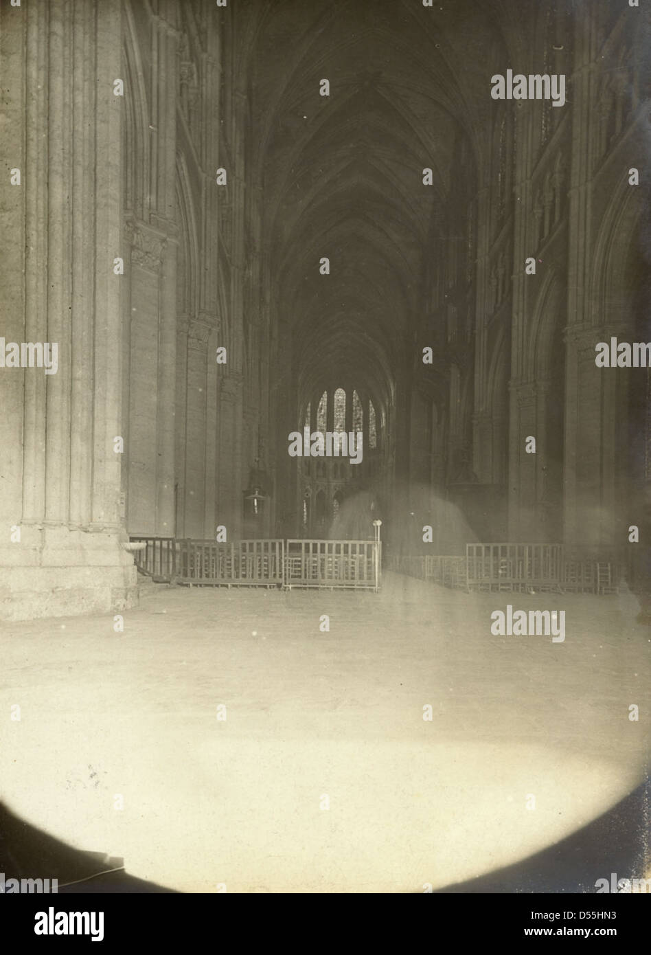 This 1903 photograph of the Cathedral of Chartres, France, captures its ...