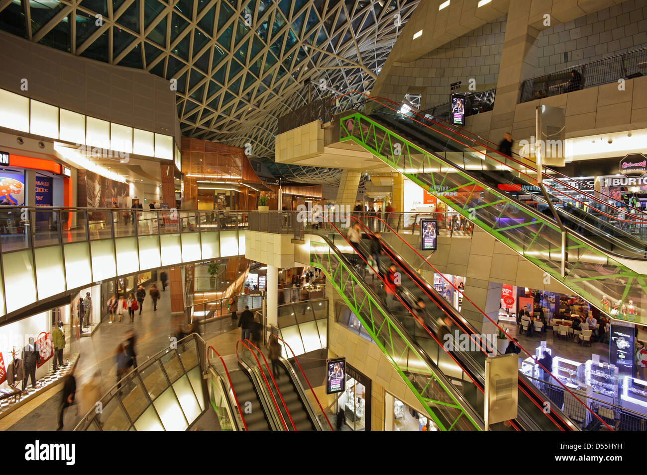 Warsaw, Poland, the mall Golden Terraces (Zlote Tarasy Stock Photo - Alamy