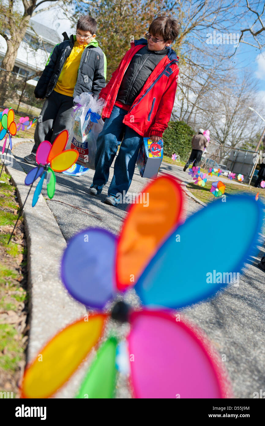 Merrick, New York, U.S. 23rd March, 2013. At the Annual Eggstravaganza ...