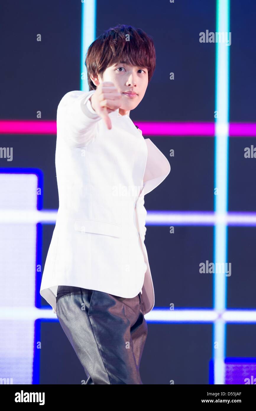 ZE:A-FIVE at press conference of their upcoming showcase in Seoul ...
