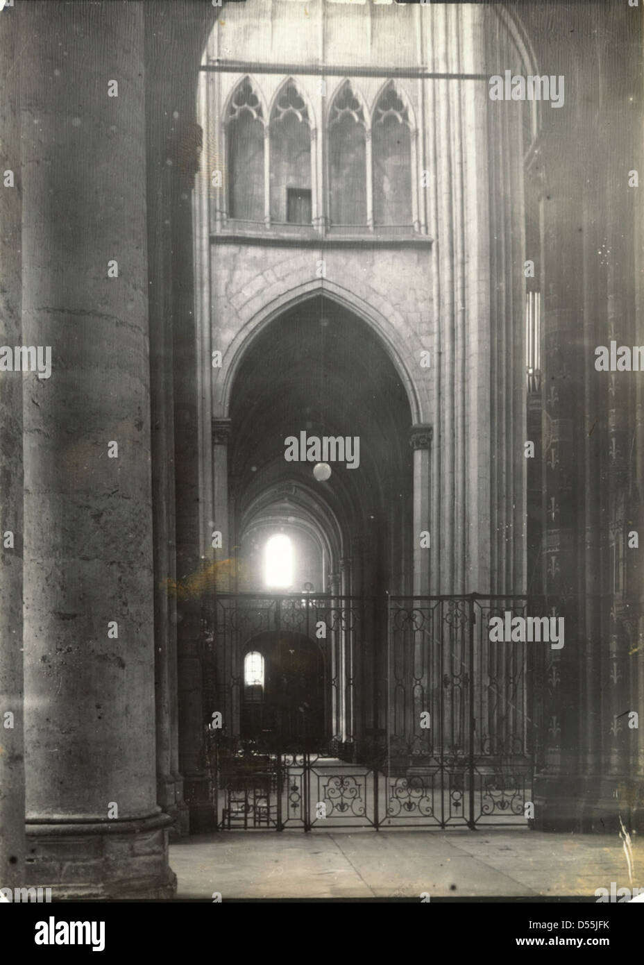 A photograph of the Church of St. Quentin in St. Quentin, France, taken ...