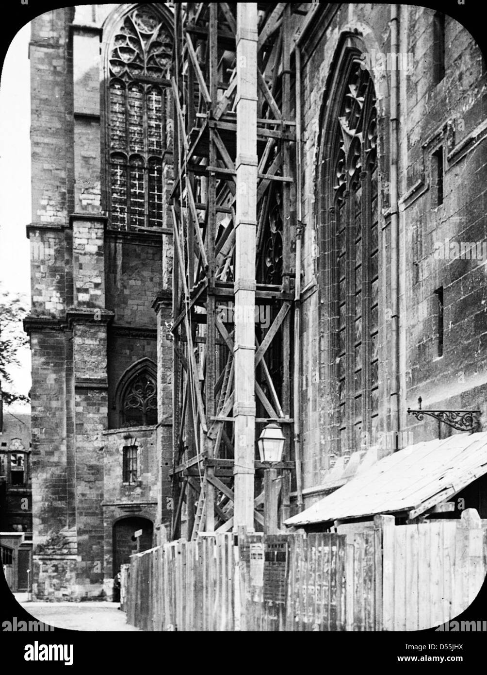 The Church of St. Quentin in St. Quentin, France, photographed in 1903 ...