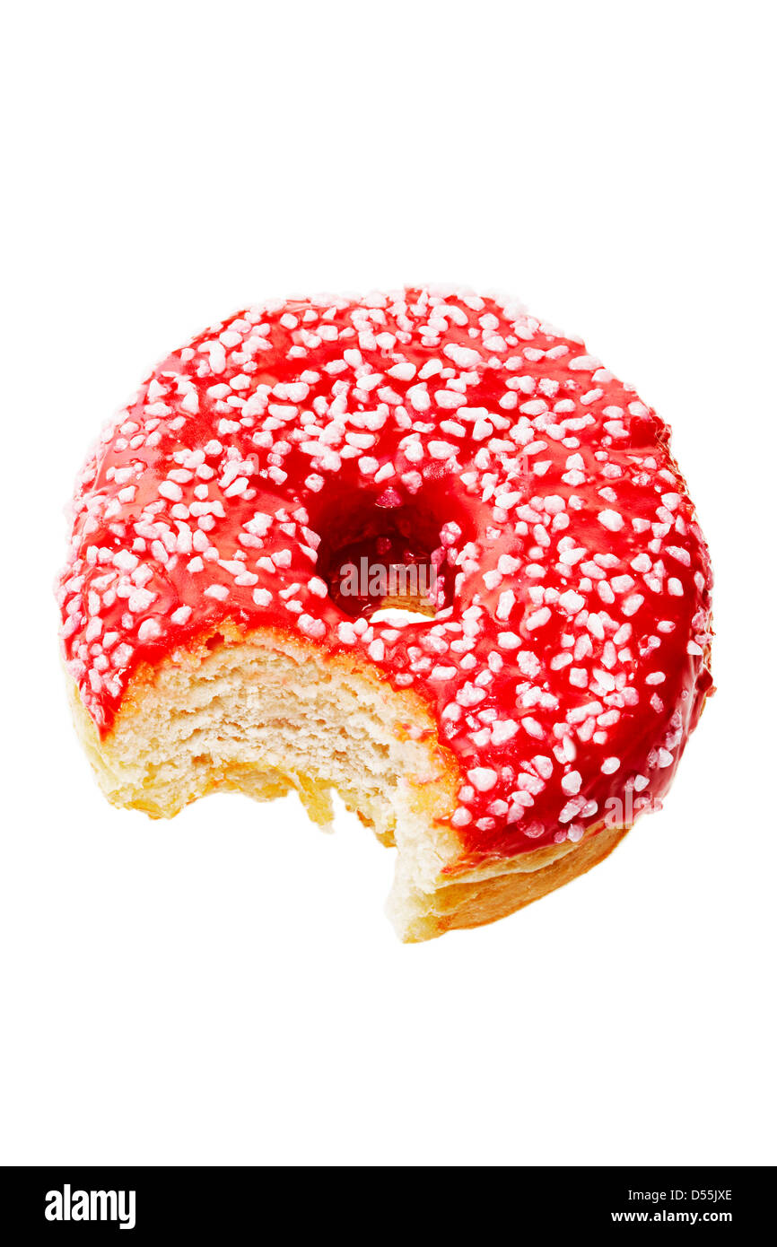 Glazed doughnut bitten hi-res stock photography and images - Alamy
