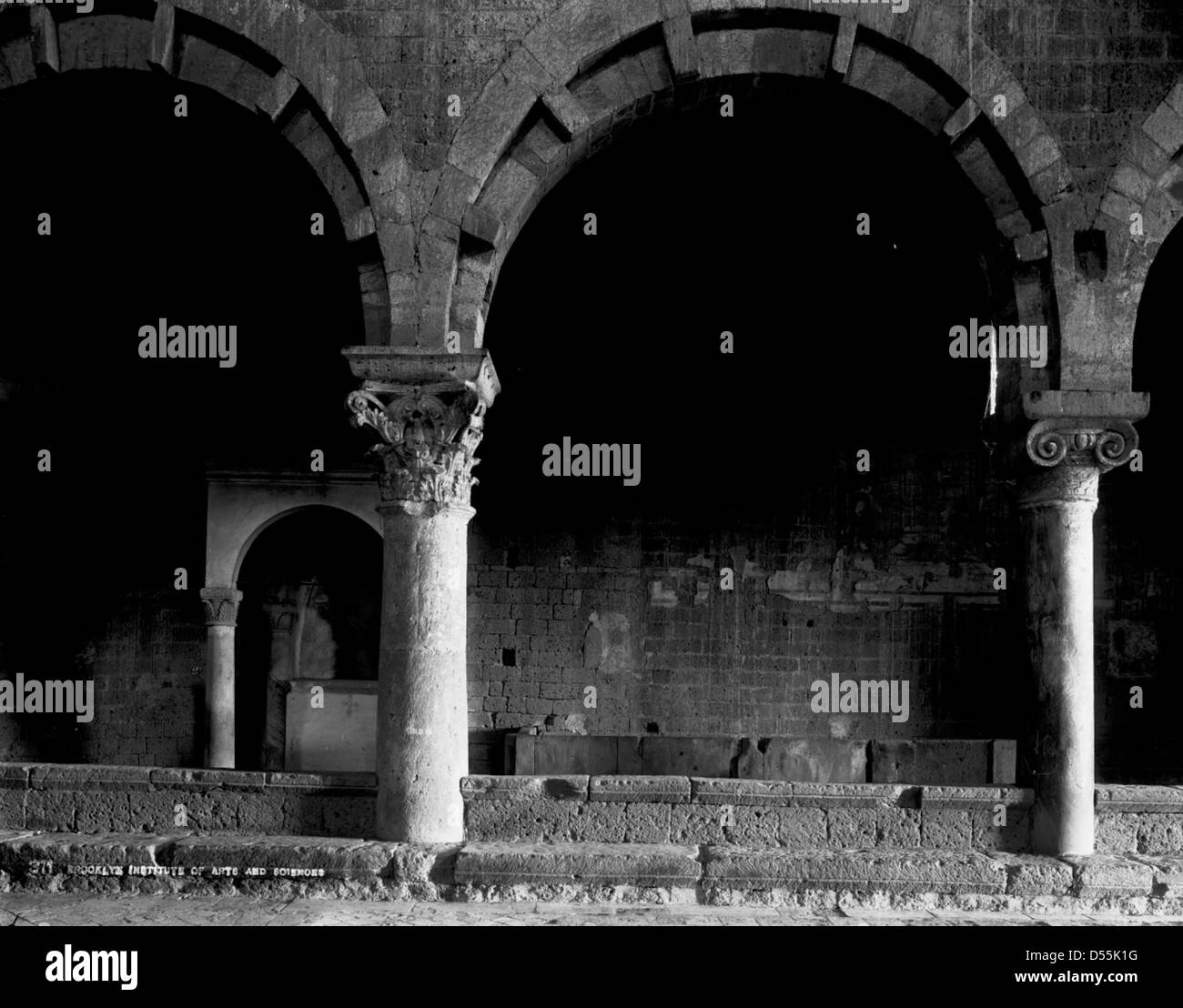A photograph of the Church of San Pietro in Toscanella, Italy, taken in ...