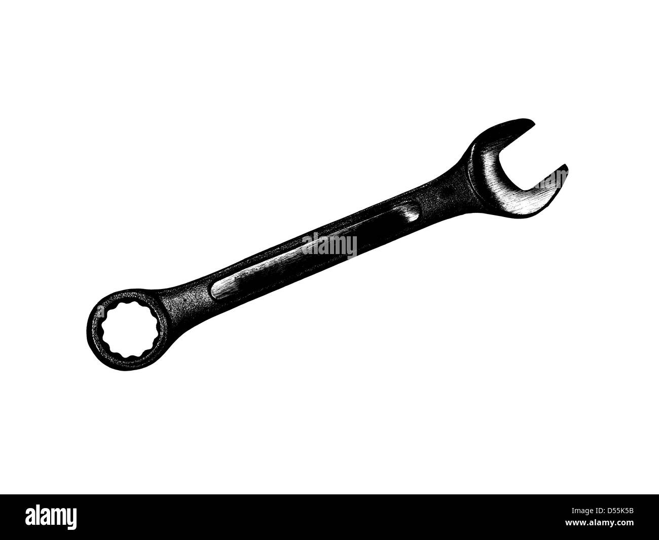 Tools isolated against a white background Stock Photo - Alamy