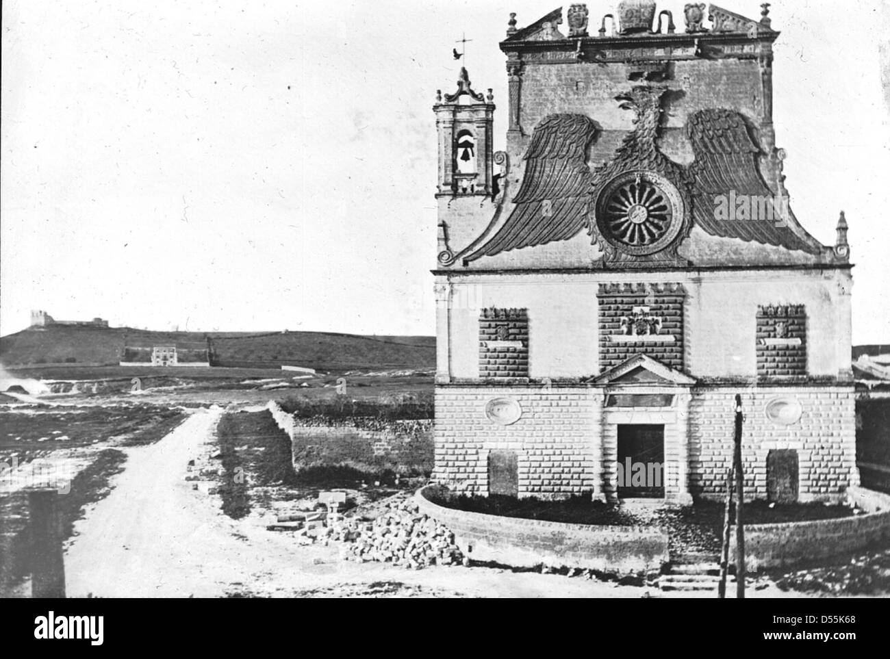 A photograph of the Church of S. Maria della Grazie in Gravina, Italy ...