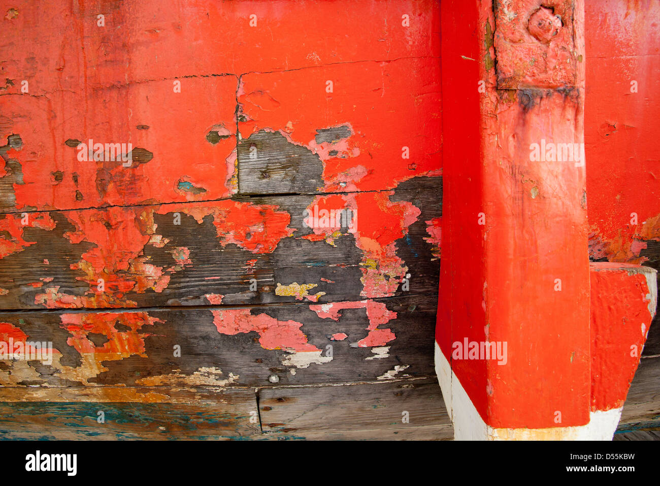 Boat - decay color close up Stock Photo - Alamy