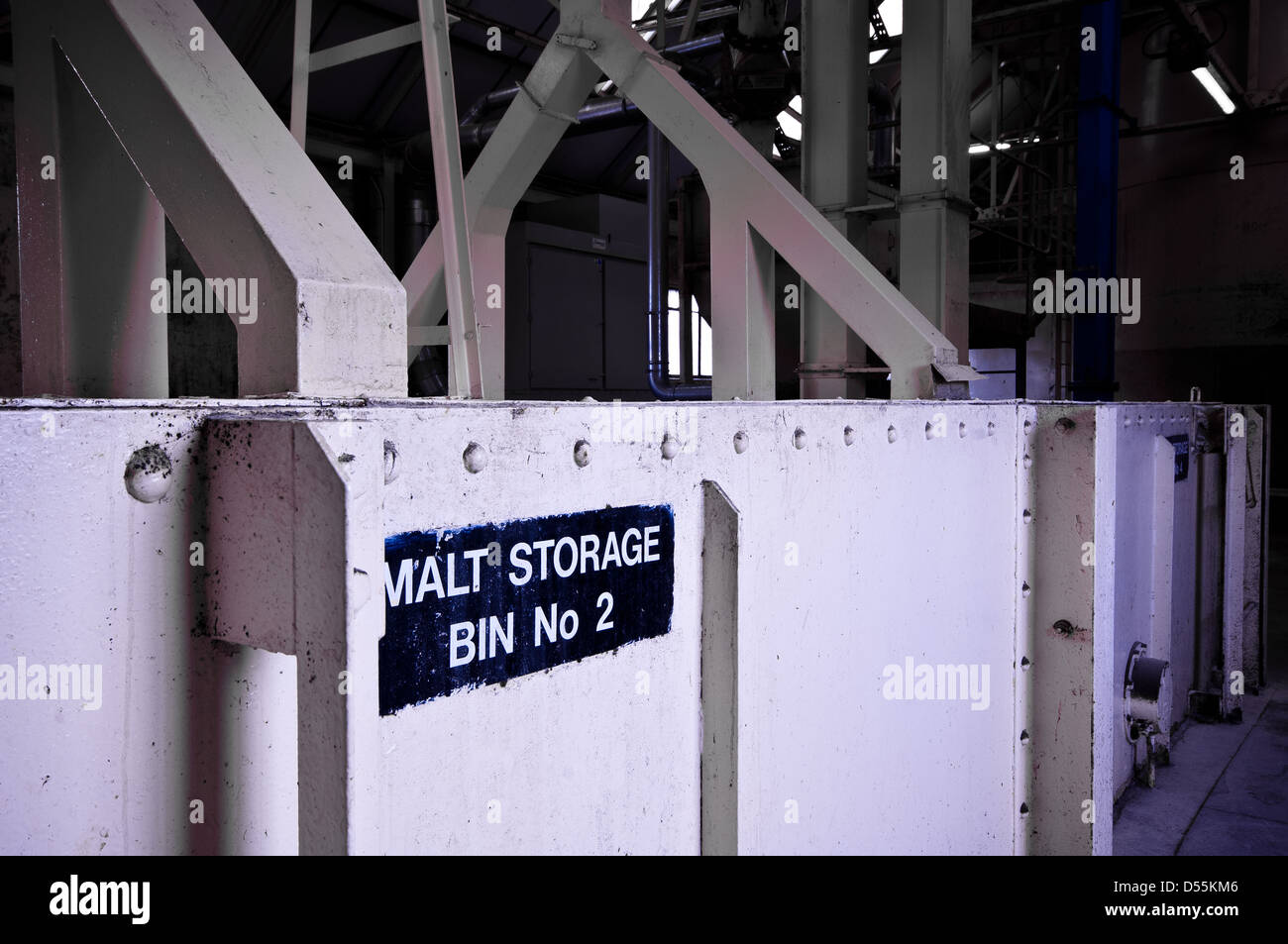 Malt storage area Ben Nevis distillery Stock Photo - Alamy