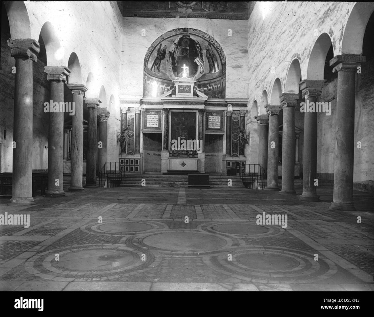 An image from 1895 showing the S. Saba in Rome, Italy, capturing a ...