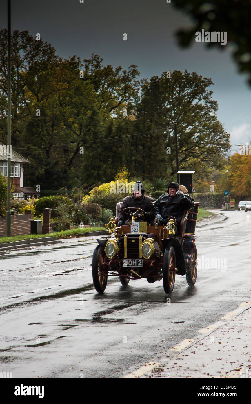 Vintage Car Rally Surrey England Stock Photo - Alamy