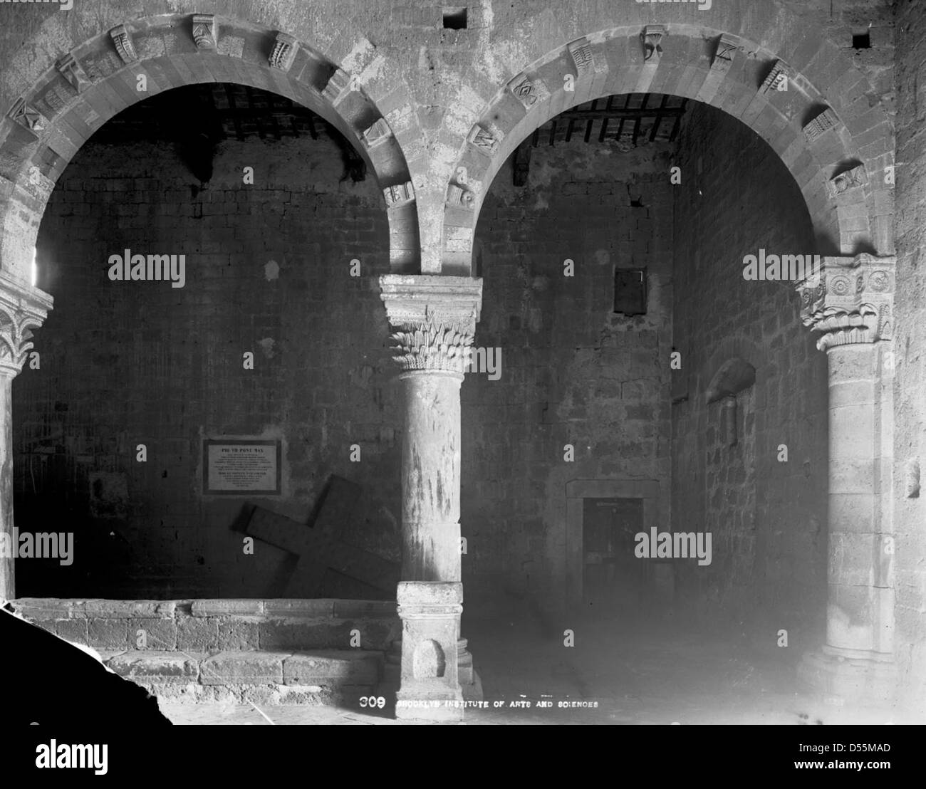 This photograph from 1895 features the S. Pietro Church in Toscanella ...