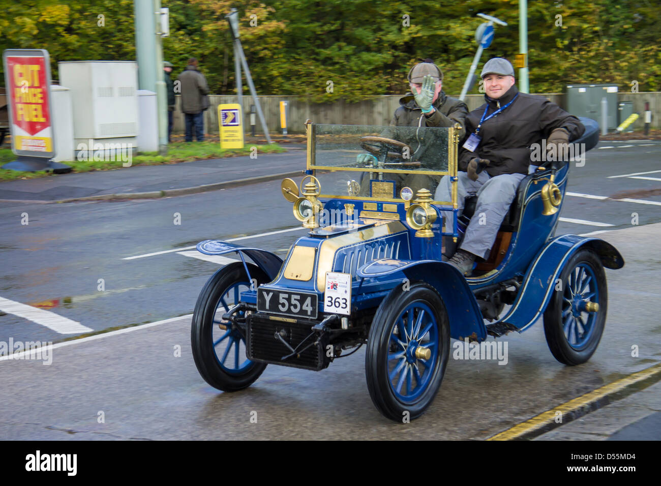 Vintage Car Rally Surrey England Stock Photo - Alamy