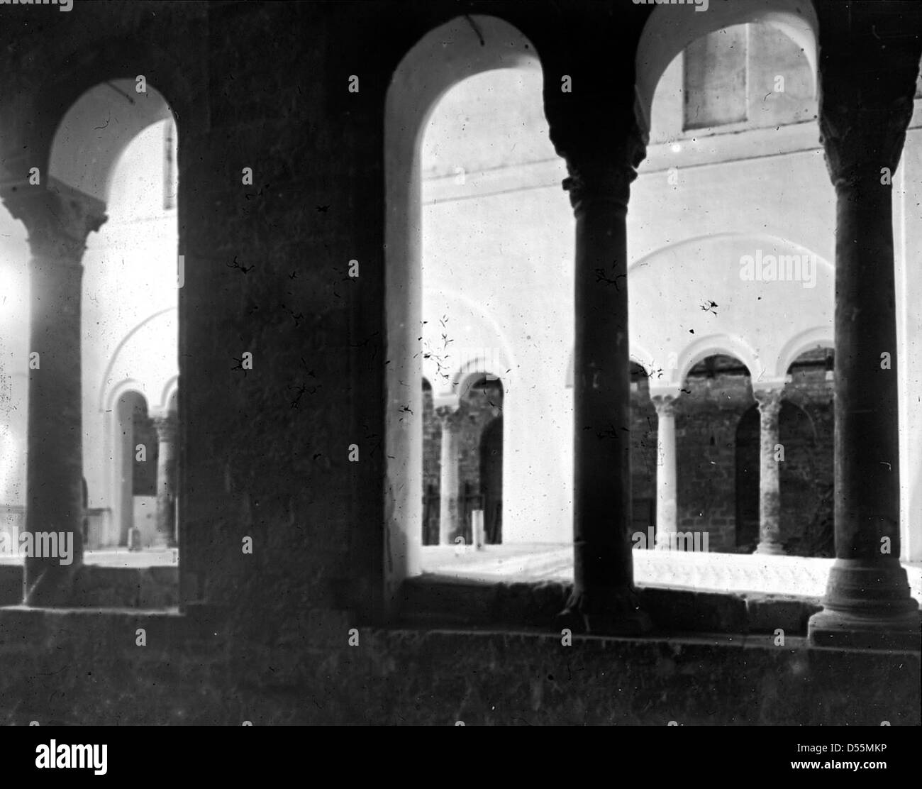 A 1895 view of the Basilica di San Nicola in Bari, Italy, showcasing ...