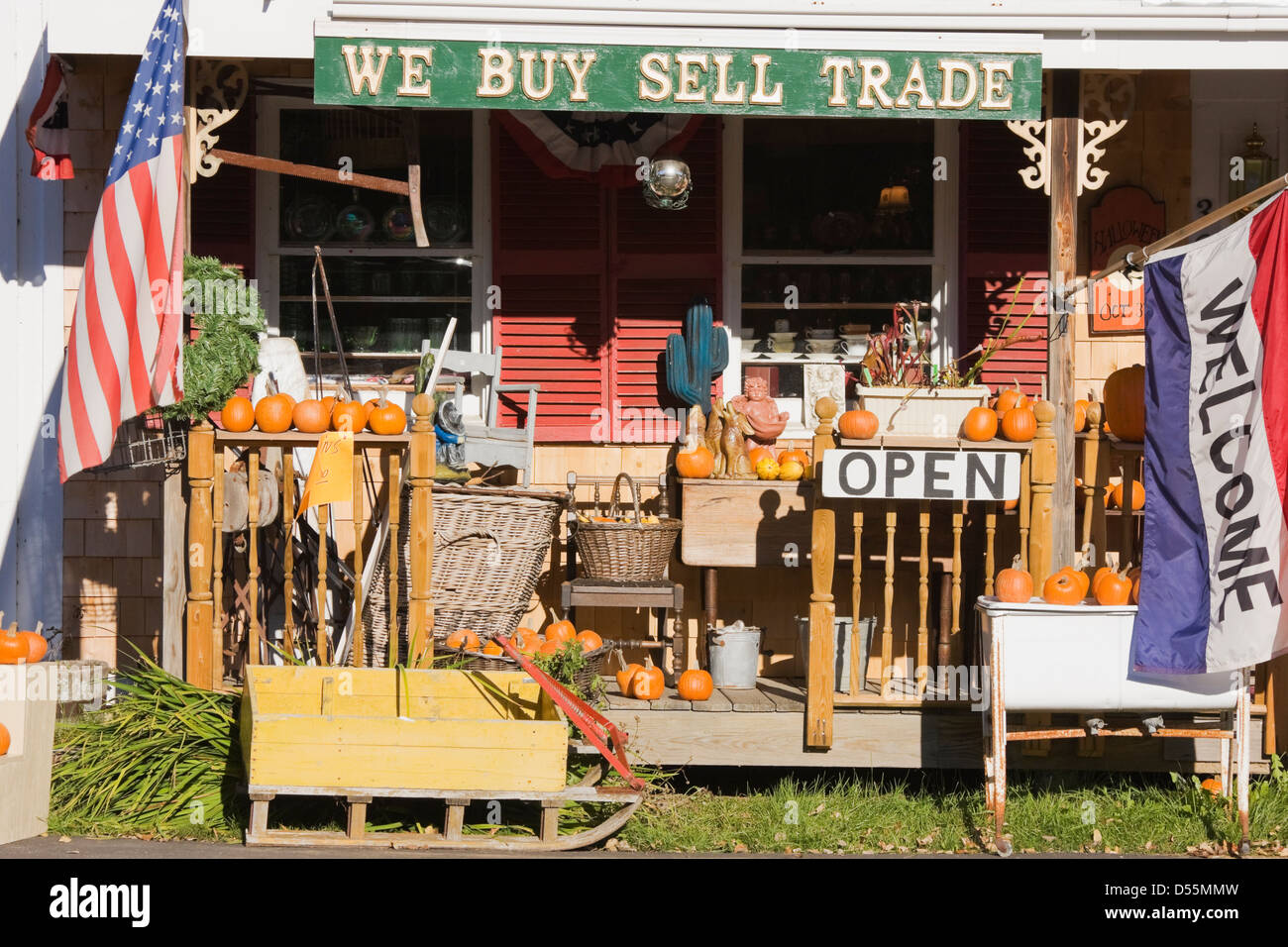 Front of old general store Stock Photo - Alamy