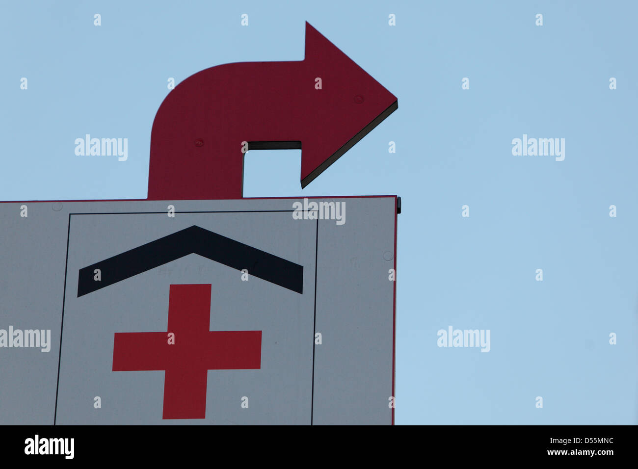 Hospital symbol germany hi-res stock photography and images - Alamy
