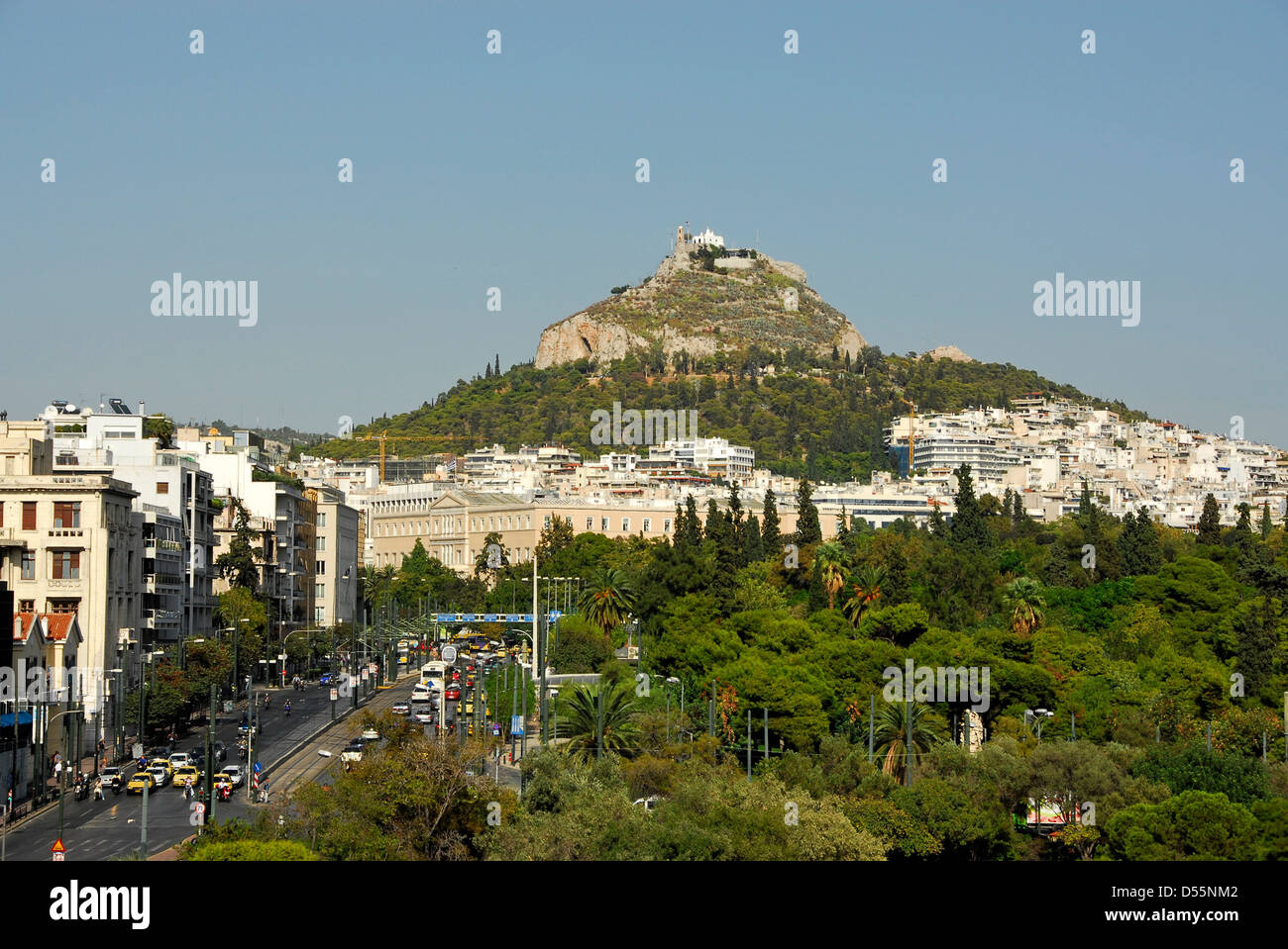 Mount Lycabettus in Athens, Greece Stock Photo - Alamy