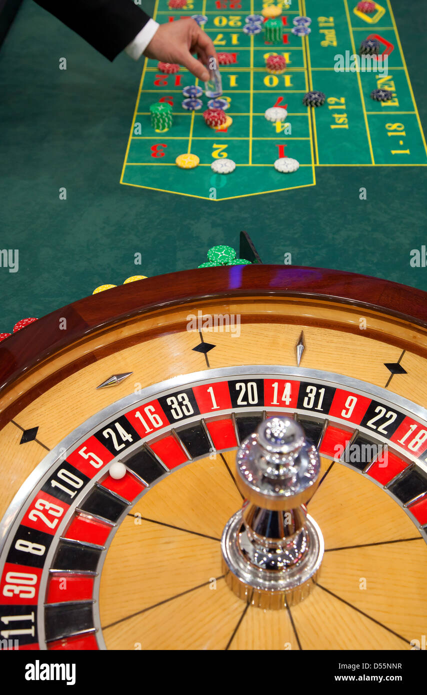Duesseldorf, Germany, roulette at the show ima Stock Photo - Alamy
