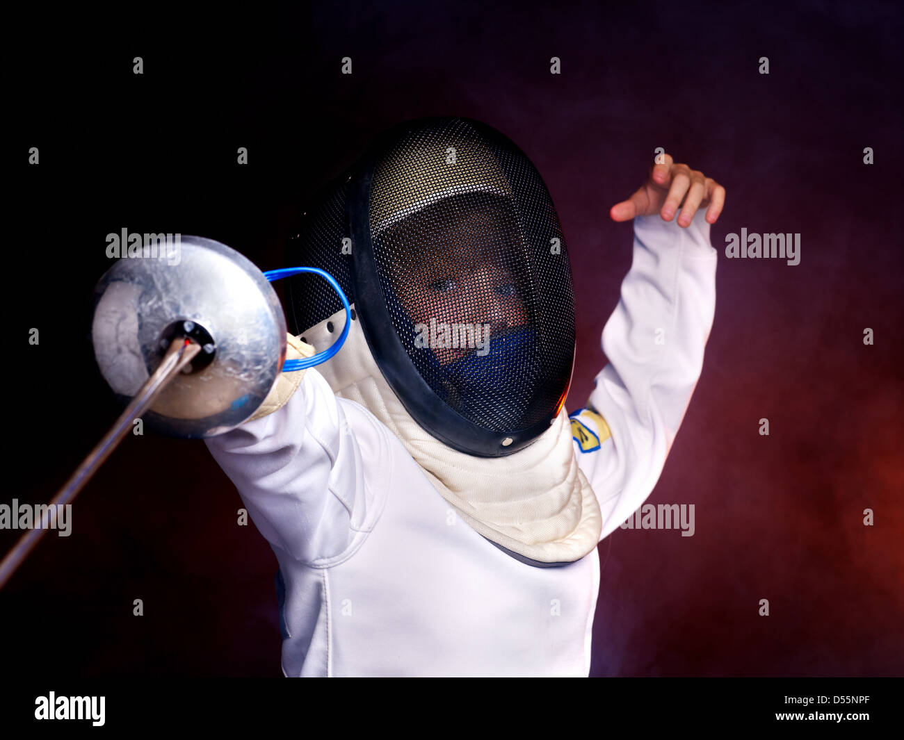 Fencer lunge hi-res stock photography and images - Alamy