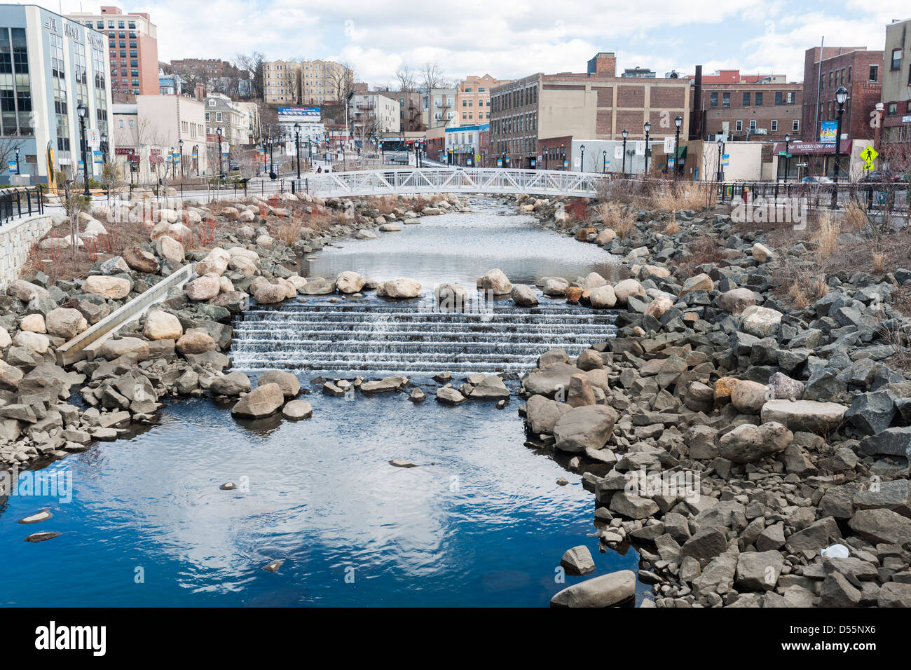 Van der Donck Park and the Saw Mill River are seen in the City of ...